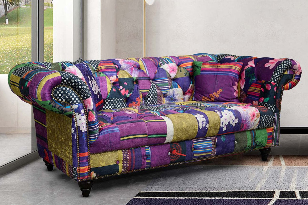 Patchwork 2 seater sofa store